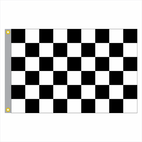 Checkered Finish Motor Sport Flag - Fox Flags